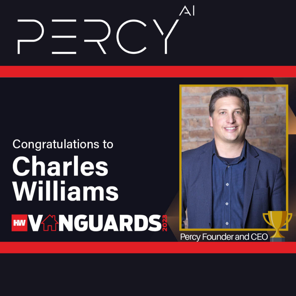 Percy CEO Charles Williams Wins 2023 HousingWire Vanguard Award - Percy ...
